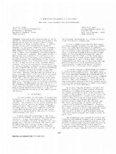 A Methodology And Example Of A Universal Ieee Conference Publication Ieee Xplore