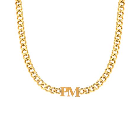 Initial Necklaces Mint And Lily