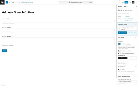 How To Insert And Edit Custom Content Type Posts Via Form — Jetengine Crocoblock