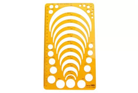 Circle Radius Stencil Arc Template Technical Drawing Drafting Artist £5 99 Picclick Uk