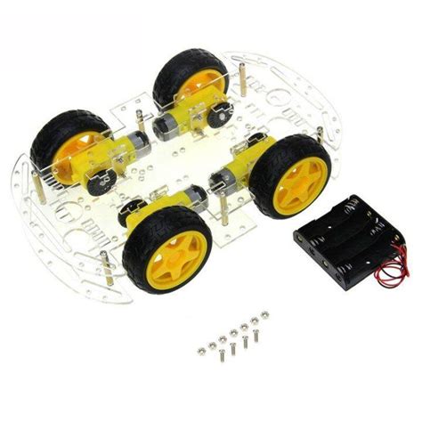 Free Shipping 4wd Smart Robot Car Chassis Kits For Arduino With Speed