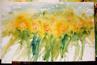 Watercolours With Life Glorious Day Daffodils In Watercolour