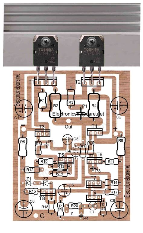 2 Transistor Amplifier Circuit Diagram Electronics Help Care