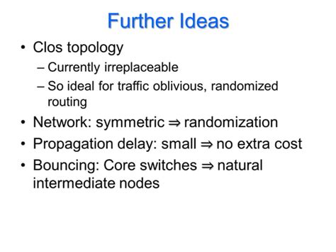 Valiant Load Balancing And Traffic Oblivious Routing Ppt