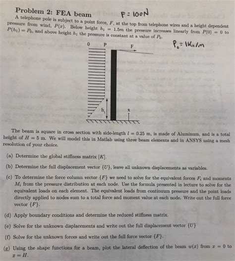 please help with matlab fea beam problem ive added