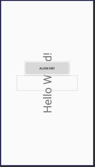 Android Align View To The Top Of A Rotated Textview Stack Overflow