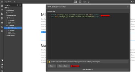Adding Elfsight Widget To Webflow Website Elfsight Help Center