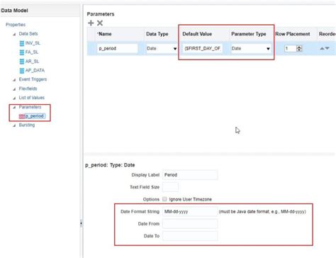How To Pass Default Value To Date Parameters In Bi Reports Quest Apps