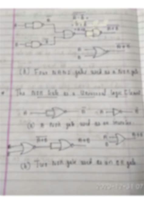 SOLUTION Universal Gates Nand And Nor Studypool