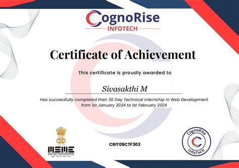 Cognoriseinfotech Internship Webdevelopment Sivasakthi M