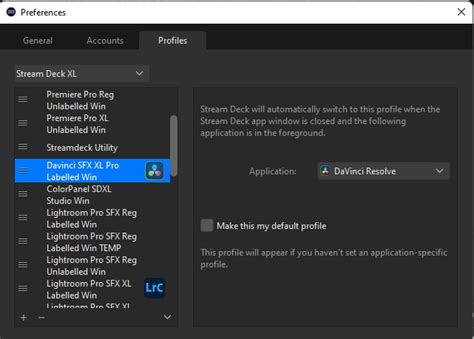 Switching Profiles Stream Deck — Sideshowfx