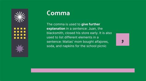 Punctuation Marks When To Use Them Google Slides PPT