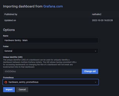 Grafana Dashboards Hardware Sentry Documentation Grafana Dashboards Hardware Sentry Documentation