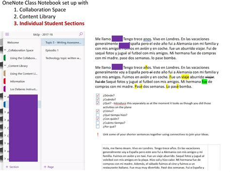 One Note Class Notebook Examples Pptx