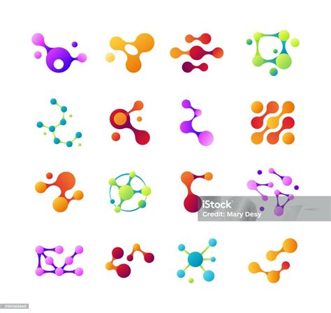 Molecule Connection Model Stock Illustration Download Image Now Biotechnology Logo Dna