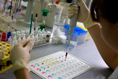 Test De Groupe Sanguin Photo Stock Image Du Scientifique 21141472