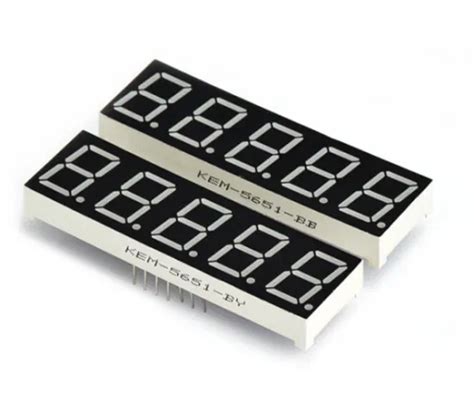 056 Inch 5 Digit 7 Segment Led Display With Yellow Light Led Display