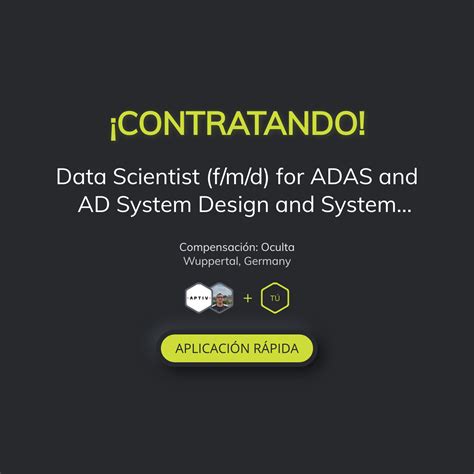 data scientist f m d for adas and ad system design and system