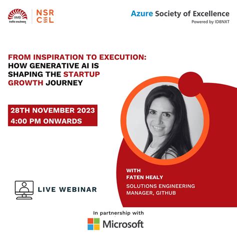 Azure Society Of Excellence On Linkedin Microsoftaiday Iimbangalore Nsrcel