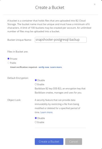 How To Backup Postgresql Database To Backblaze With Bash Snapshooter Tutorials
