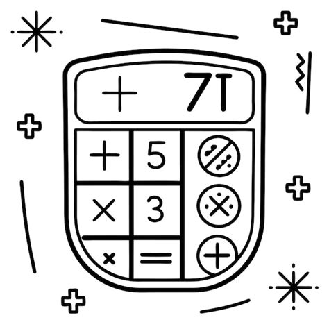 Premium Vector Calculator And Mathematics Symbols Vector Design