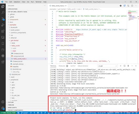 如何使用 WSL VSCode 搭建 ESP 开发环境 哔哩哔哩