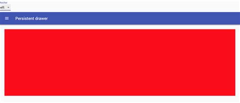 Css Properly Pushing A Canvas With Material UI Persistent Drawers