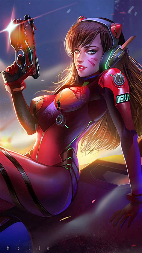2160x3840 Dva Overwatch Fan Art Sony Xperia Xxzz5 Premium Hd 4k