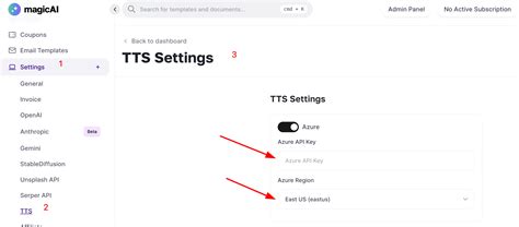 microsoft azure tts setup magicai documentation