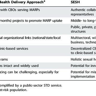 Overview Of The Dominant Current Sexual Health Delivery System And The Download Table