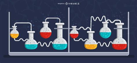 Laboratory Bulb Flask Illustration Vector Download