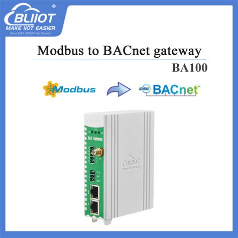 Modbus To BACnet IP Building Automation Protocol Converter With Ethernet Port And RS