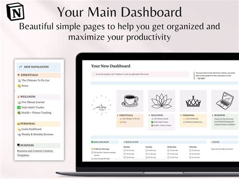 2023 Notion Dashboard Notion Templates Notion Life Planner All In