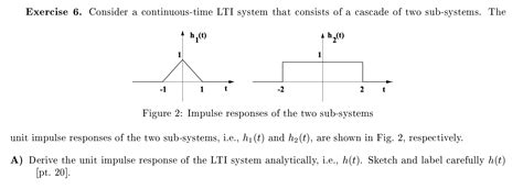 solved exercise 6 consider a continuous time lti system