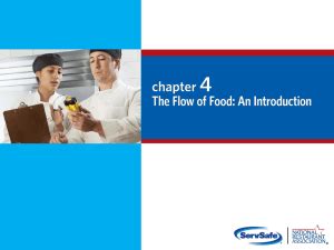 Chapter 4 Servsafe