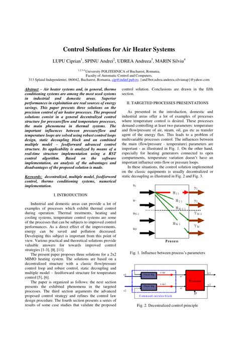 Pdf Control Solutions For Air Heater Systems