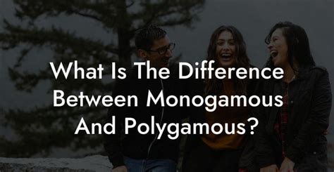 Guide To What Is The Difference Between Monogamous And Polygamous