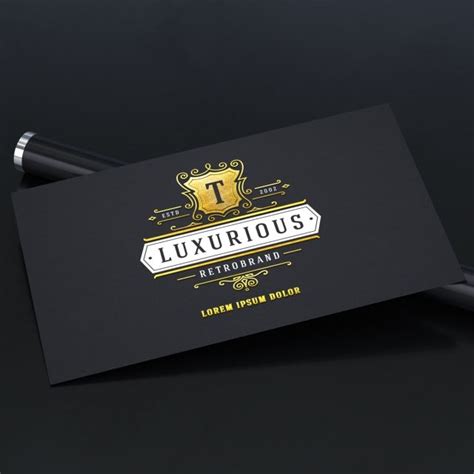 호화로운 황실 디자인 템플릿 Vip 편지 템플릿