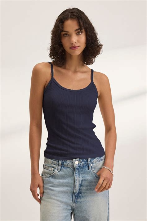 Iniku Pointelle Tank Top Velvet By Graham And Spencer
