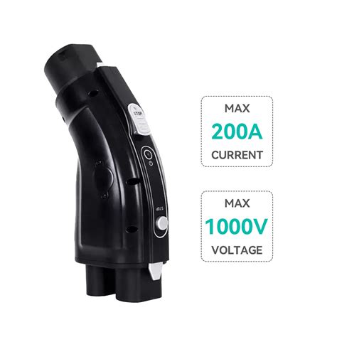 Dc Fast Charging Station Connector Ccs2 To Gbt Ev Combo Adapter 200a Ccs Adapter And Ccs 2 To