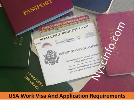Types Of Usa Work Visa And Application Requirements 2023