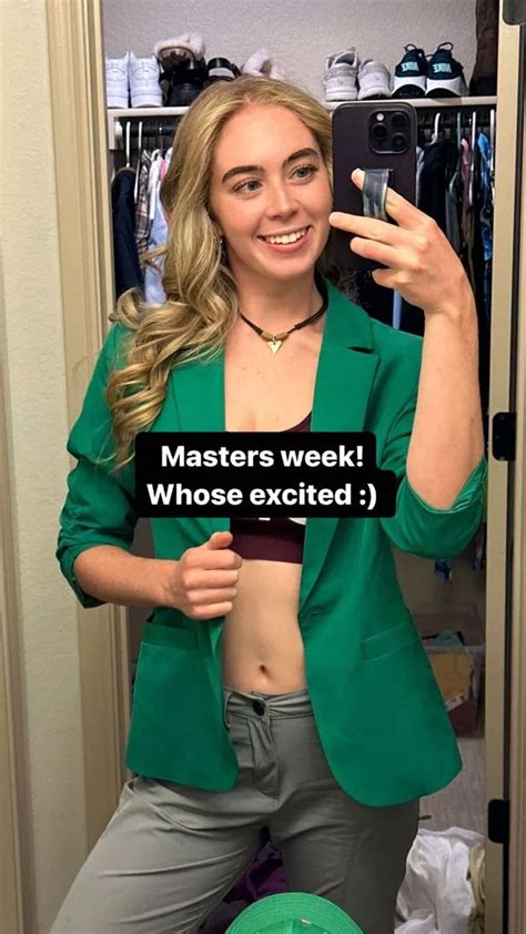 Ig Model Golfer Paige Spiranac Shows Off Her Masters