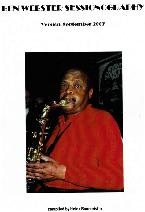 Bw Publications — Ben Webster Foundation