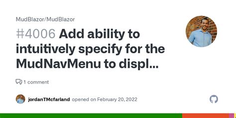 Add Ability To Intuitively Specify For The Mudnavmenu To Display Horizontally Inline Block