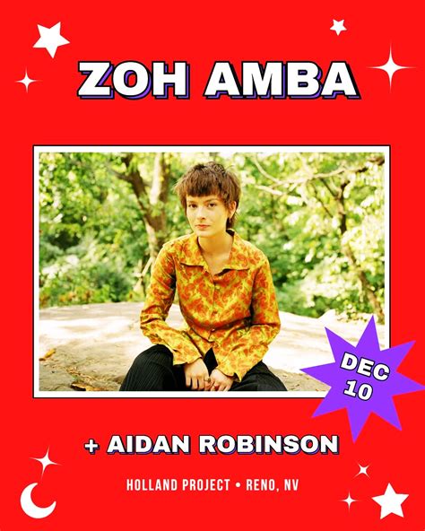 Zoh Amba Aidan Robinson Renos Hometown Post