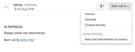 Zoho Books Zoho Mail Integration User Guide Zoho Books