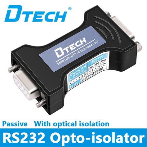 Dtech Port Powered Rs232 To Rs232 Serial Port Isolator Optic Electric