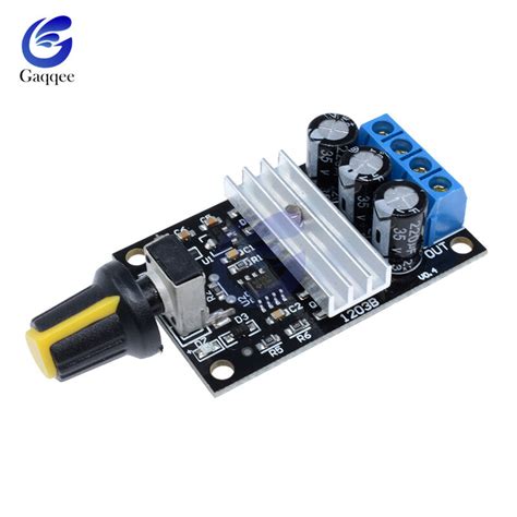 Pwm Dc 모터 속도 컨트롤러 레귤레이터 가변 속도 제어 스위치 팬 Dc 모터 거버너 80w 12v 24v 6v