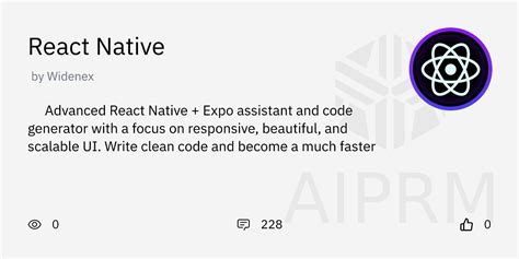 Gpt React Native By Widenex Aiprm For Chatgpt