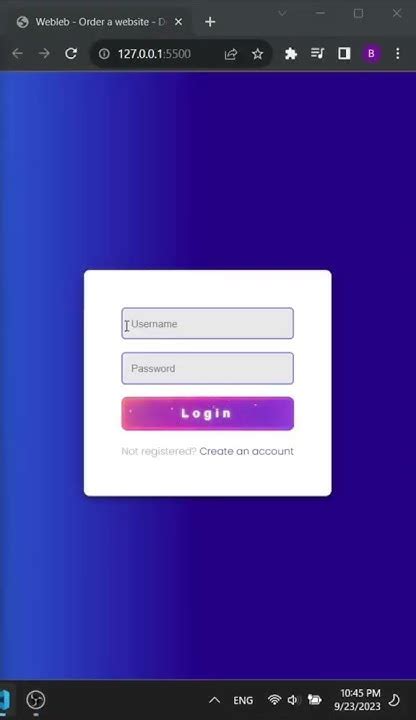 Css Login Form Code Webleb Webdev Webdesign Html Javascript Frontend Youtube